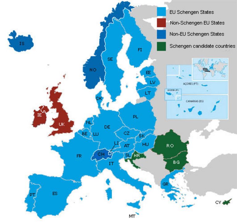 Espacio Schengen. Qué es? que países integran? Seguro médico? Visa?